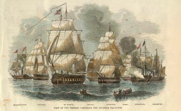 Join Us…or Else. Commodore Perry at Edo Harbor… – Mark Loves History!